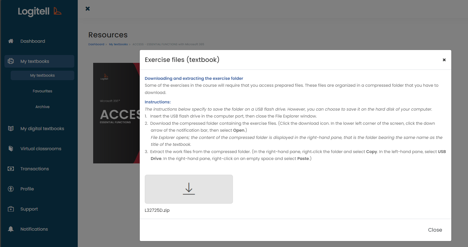 Textbook resources | Getting started - Logitell Support