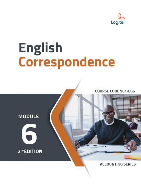 English Correspondence, Module 6, 961-066, Accounting | Logitell
