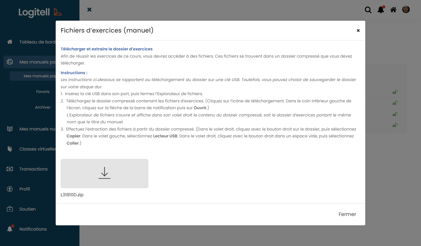 Ressources accompagnant les manuels | Pour débuter - Logitell Soutien