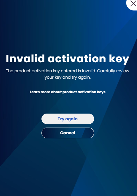 Product activation key errors | Product activation keys - Logitell Support